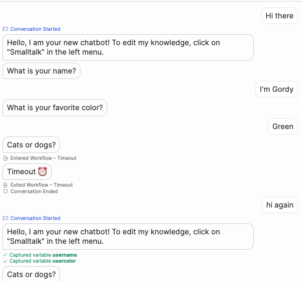 How to modify the chatbot timeout botpress #🤝help