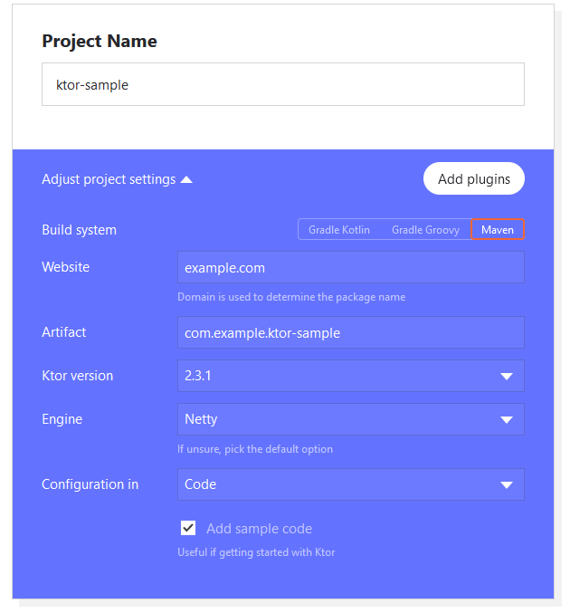 Hey I M Running Into An Error With A Freshly Generated Ktor Kotlinlang Ktor
