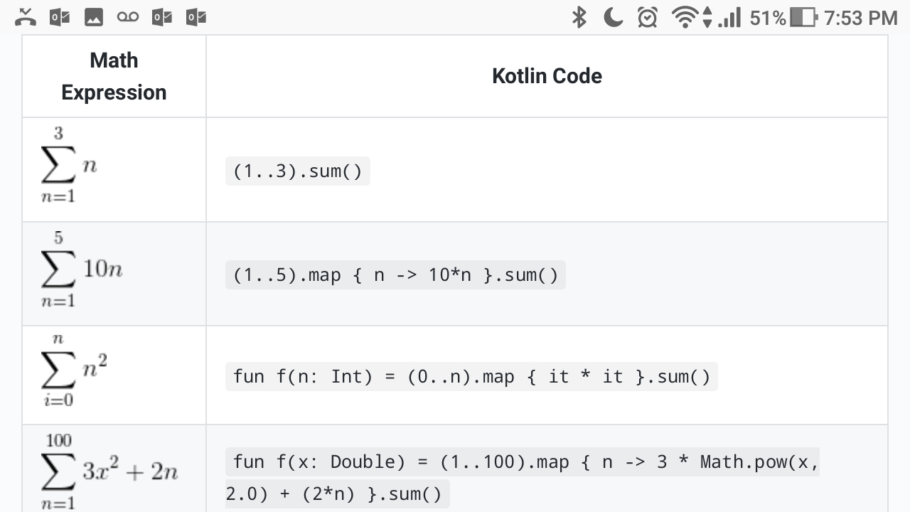 Got a suggestion to create a cheat sheet showing how to conv kotlinlang ...